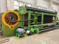 China PLC Control Automatic Gabion Box Making Machine 4.2mm PVC Coated Wire 225m/h Output for sale