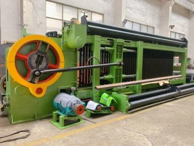 China PLC Control Automatic Gabion Box Making Machine 4.2mm PVC Coated Wire 225m/h Output for sale
