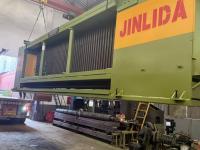 China LNWL-5 CNC Gabion Mesh Machine 4300mm Working Width PLC Servo Drive for River Bank Slope Protection for sale