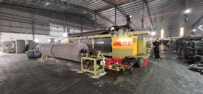 China Uniform CNC Gabion Mesh Making Machine for Neat Gabion Box Mesh Production for sale
