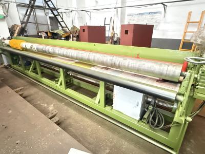 China Heavy Duty Hydraulic Wire Mesh Cutting Machine for Thick Wire Gabion Sheet 4.5m Cutting Width for sale