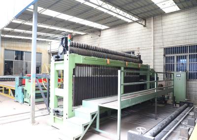 China 100x120mm Mesh Size Automatic Oil System 4300mm Gabion Machine for sale