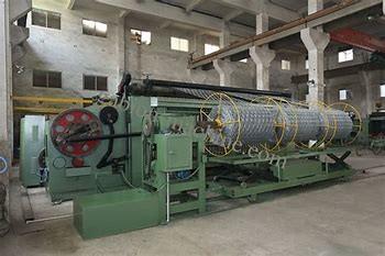 China 25r/Min Heavily Zinc Coated Gabion Wire Cage Machine for civil engineering for sale