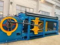 China Automatic 66*88mm Gabion Machine 165m/h Galvanized Wire Mesh for Gabion Mattress for sale
