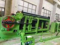 China PLC Control 4mm Weaving Galvanized Wire Net Gabion Machine for sale
