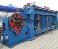 China Automatic Gabion Mesh Weaving Machine Max.4.3m Galvanized 70*90mm for sale