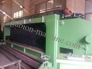 China 4.3m Zinc PVC Coated Gabion Mesh Machine double twisted for sale