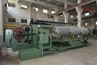 China 25RPM  Zinc Coated Gabion Wire Cage Machine For Civil Engineering for sale