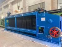 China Sprial Coil Three Twist Stone Cage Gabion Wire Mesh Machine for sale
