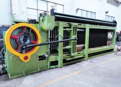 China PLC Control Automatic Stop Gabion Mesh Machine 84*100mm 3x1x1m Gabion Box for sale