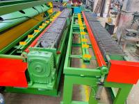 China Gabion Production Line Automatic 66*85mm Edge Winding Machine 4000mm Hexagonal Wire Netting for sale