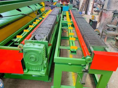 China Gabion Production Line Automatic 66*85mm Edge Winding Machine 4000mm Hexagonal Wire Netting for sale
