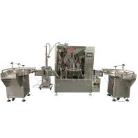 China Cosmetic Cream Filling Machine Automatic Rotary Bottle Filling Machine for sale