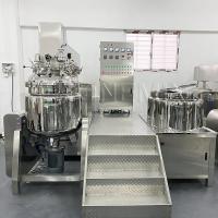 China Heating Electric Emulsifier Cosemtics Vacuum Homogenizer Mixer for sale