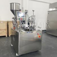 China Rotary Ultrasonic Plastic Tube Filling And Sealing Machine Semi Automatic for sale