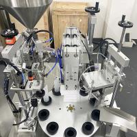 China Rotary Ultrasonic Plastic Tube Filling And Sealing Machine Semi Automatic for sale
