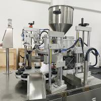 China Rotary Ultrasonic Plastic Tube Filling And Sealing Machine Semi Automatic for sale