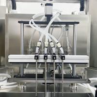 China 220V/110V Liquid Filler Machine Automatic Bottom Up Filling Machine for sale