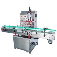 China Automated Liquid Filling Machines 1600W Spray Bottle Filler 4 Heads for sale