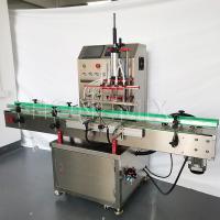 China Automated Liquid Filling Machines 1600W Spray Bottle Filler 4 Heads for sale
