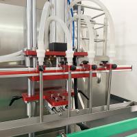 China Automated Liquid Filling Machines 1600W Spray Bottle Filler 4 Heads for sale