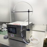 China Robust Benchtop Liquid Filling Machines Stainless Steel Semi Automatic for sale
