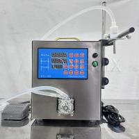 China Liquid Oil Bottle Filling Machine Semi Auto Peristaltic Pump Filler for sale