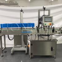 China Heated Vaseline Cream Filling Machine Two Nozzle Capping Sealing Labeling Line for sale