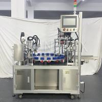 China Rotary Perfume Bottle Liquid Filling Machines Fully Automatic Compact Structure for sale