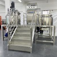 China Precise Vacuum Emulsifying Mixer 220V / 380V Body Cream Making Machine for sale