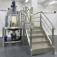 China Defoaming Vacuum Emulsifying Mixer Homogenizer Tank For Shampoo Paste for sale