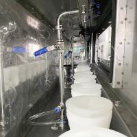 China Rotary Ancillary Equipment 1.25KW Double Line Bottle Washing Machine for sale