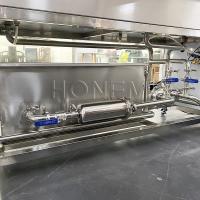 China Rotary Ancillary Equipment 1.25KW Double Line Bottle Washing Machine for sale