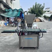 China Automatic Gear Pump Bath Lotion Two Heads Filling Machine Pneumatic Feeding Material for sale