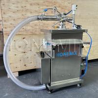 China Temperature Control Hair Wax Hot Cream Filling Machine Self Suction Filler for sale