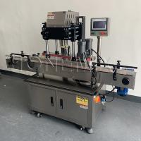 China Four Wheels Automatic Capping Equipment Round Bottle Cap Sealing Machine for sale