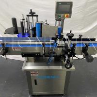 China Automatic Vertical Sticker Labeling Machine Custom For Round Bottle for sale