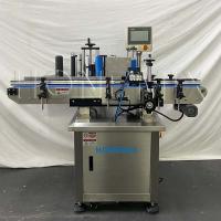 China Automatic Vertical Sticker Labeling Machine Custom For Round Bottle for sale
