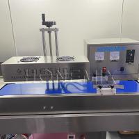 China Horizontal Aluminum Foil Sealing Machine 3KW For Bottles Cap for sale