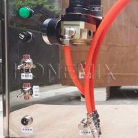 China Semi Auto Makeup Mascara Thick Cream Pressure Filling Machine for sale