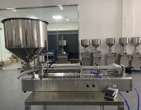 China Horizontal Sanitizer Gel Filling Machine One Nozzle Semi Auto Filling Machine for sale