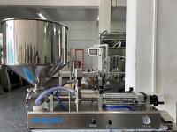 China Horizontal Sanitizer Gel Filling Machine One Nozzle Semi Auto Filling Machine for sale