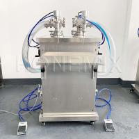 China Vertical Automatic Shampoo Two Nozzles Bottle Filling Machine for sale