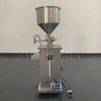 China Vertical Piston Filling Machine Pneumatic Control Cream Filler Machine Safety for sale