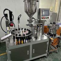 China Rotary Quantitative Cream Filling Machine 220V For Lip Gloss Concealer for sale