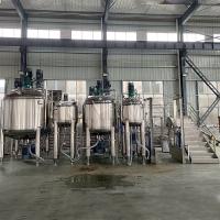 China Industrial Vacuum Emulsifying Mixer Machine Toothpaste Ointment Making Machine for sale