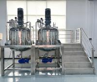 China Dual 500L Pot Sealed Lid Mixing Tank Liquid Toner Mixer for sale