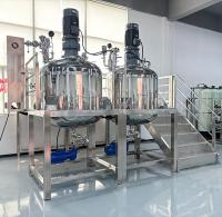 China Dual 500L Pot Sealed Lid Mixing Tank Liquid Toner Mixer for sale