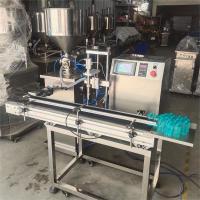 China Vertical Semi Automatic Shampoo Bottle Filling Machine With Conveyor for sale