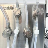 China Liquid Bottle Filling Machine Semi Auto Magnetic Pump Filler four head for sale